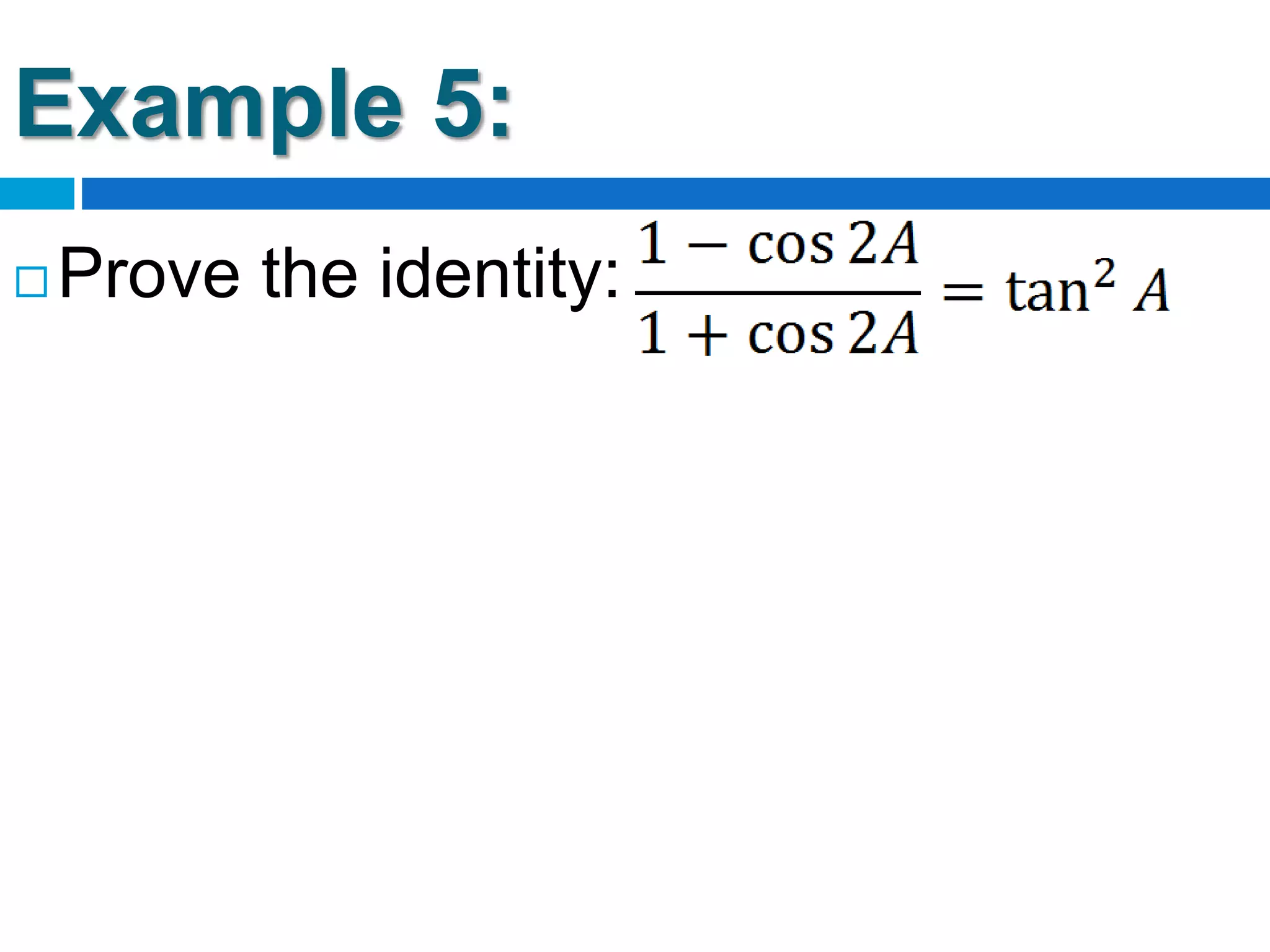 10 3 double and half-angle formulas | PPTX