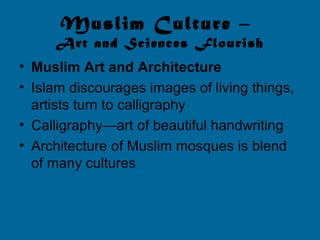 10.3 muslim cultural | PPT