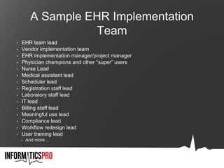 10-3 Clinical Informatics System Selection & Implementation | PPTX