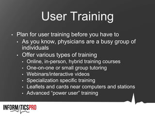 10-3 Clinical Informatics System Selection & Implementation | PPTX