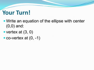 10.4 ellipses | PPTX | Physics | Science