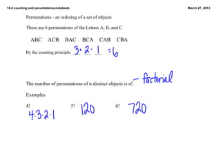 10.4 fundamental counting priciple and permutations | PDF | Skiing | Sports