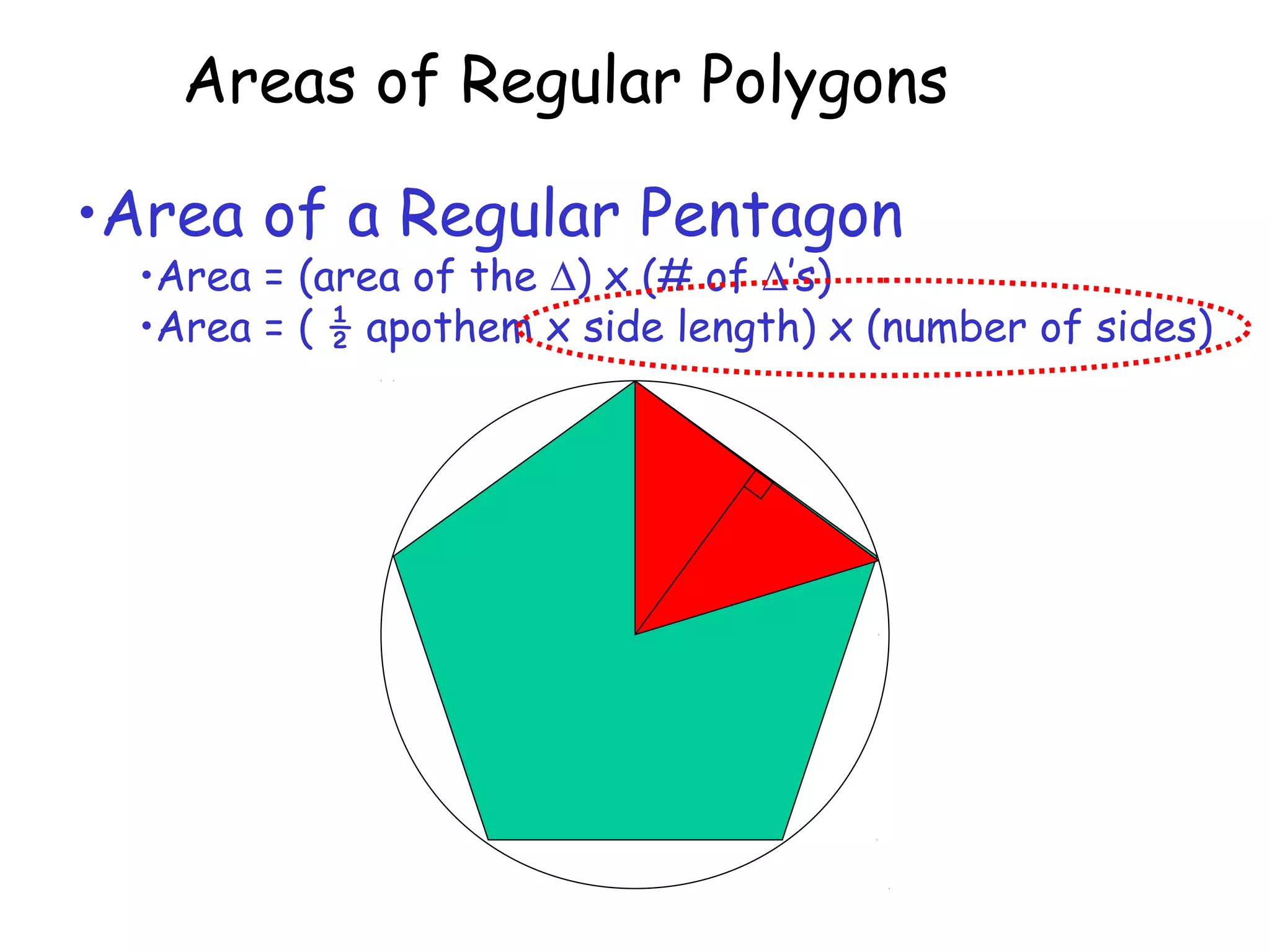 10 5 areas of a regular polygon | PPT