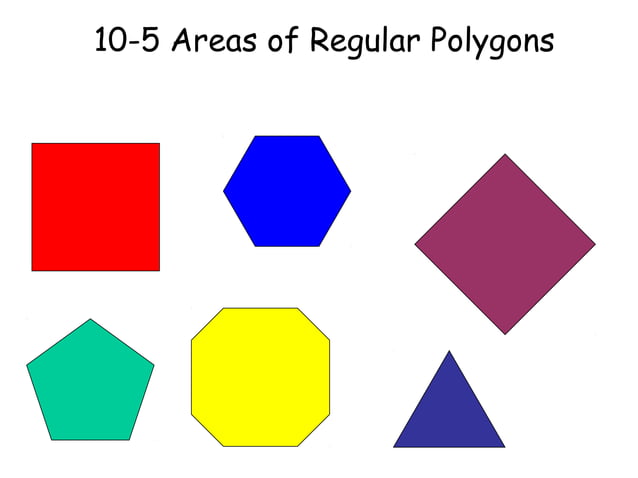 10 5 areas of a regular polygon | PPT