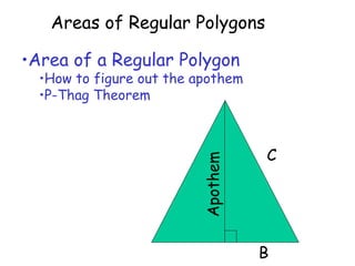 10 5 areas of a regular polygon | PPT