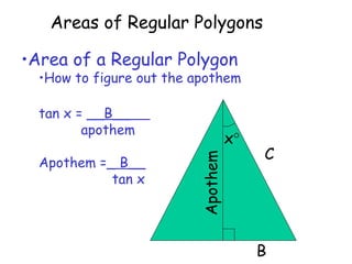 10 5 areas of a regular polygon | PPT
