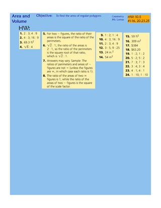 10 5 areas of regular polygons using trig | PDF
