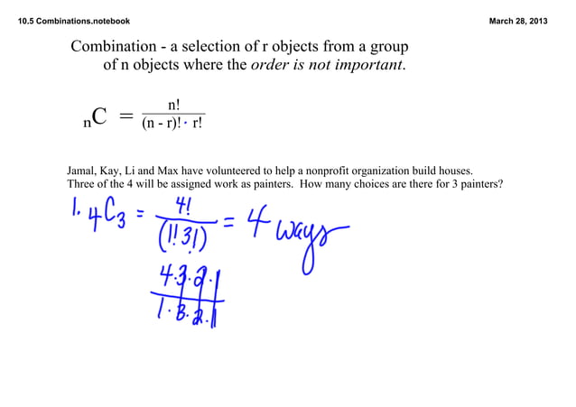 10.5 combinations | PDF | Painting | Arts and Crafts