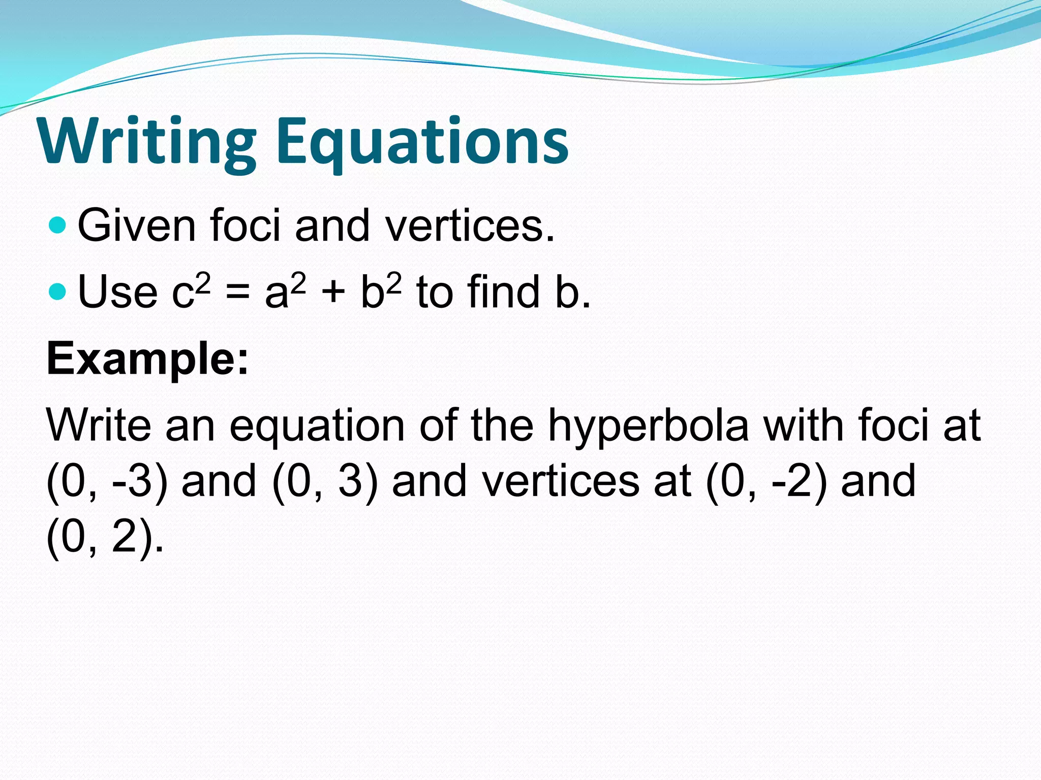 10.5 hyperbolas | PPTX