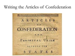 Articles Of Confederation Definition