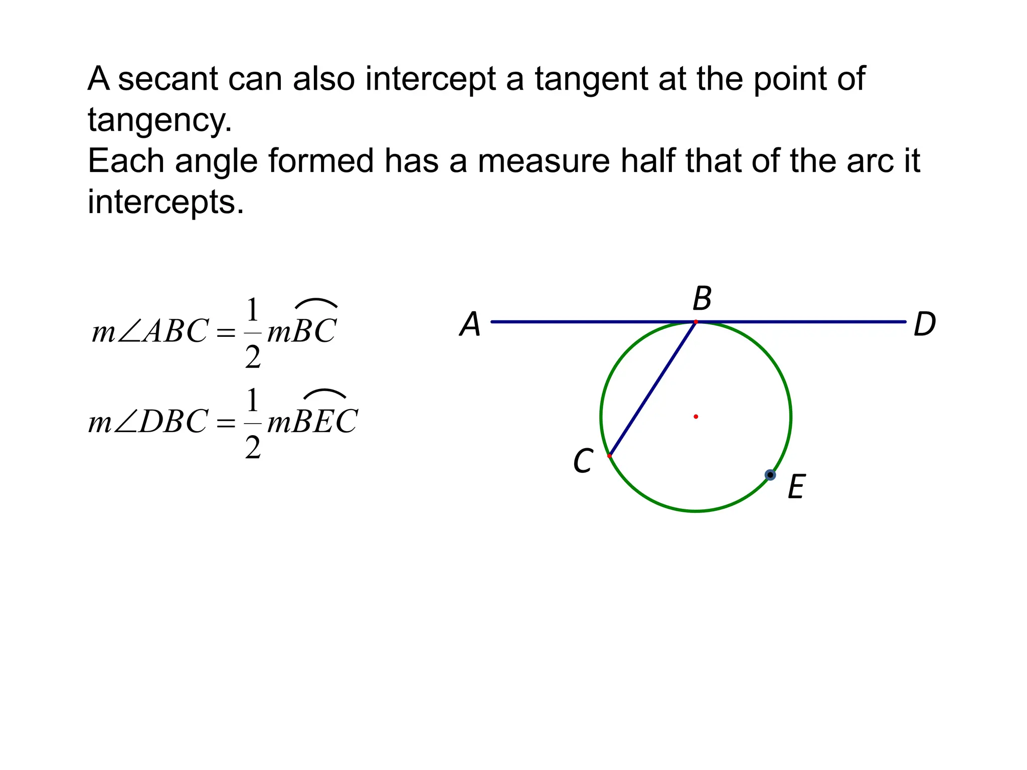 10-6 Secants, Tangents and Angle Measures.ppt