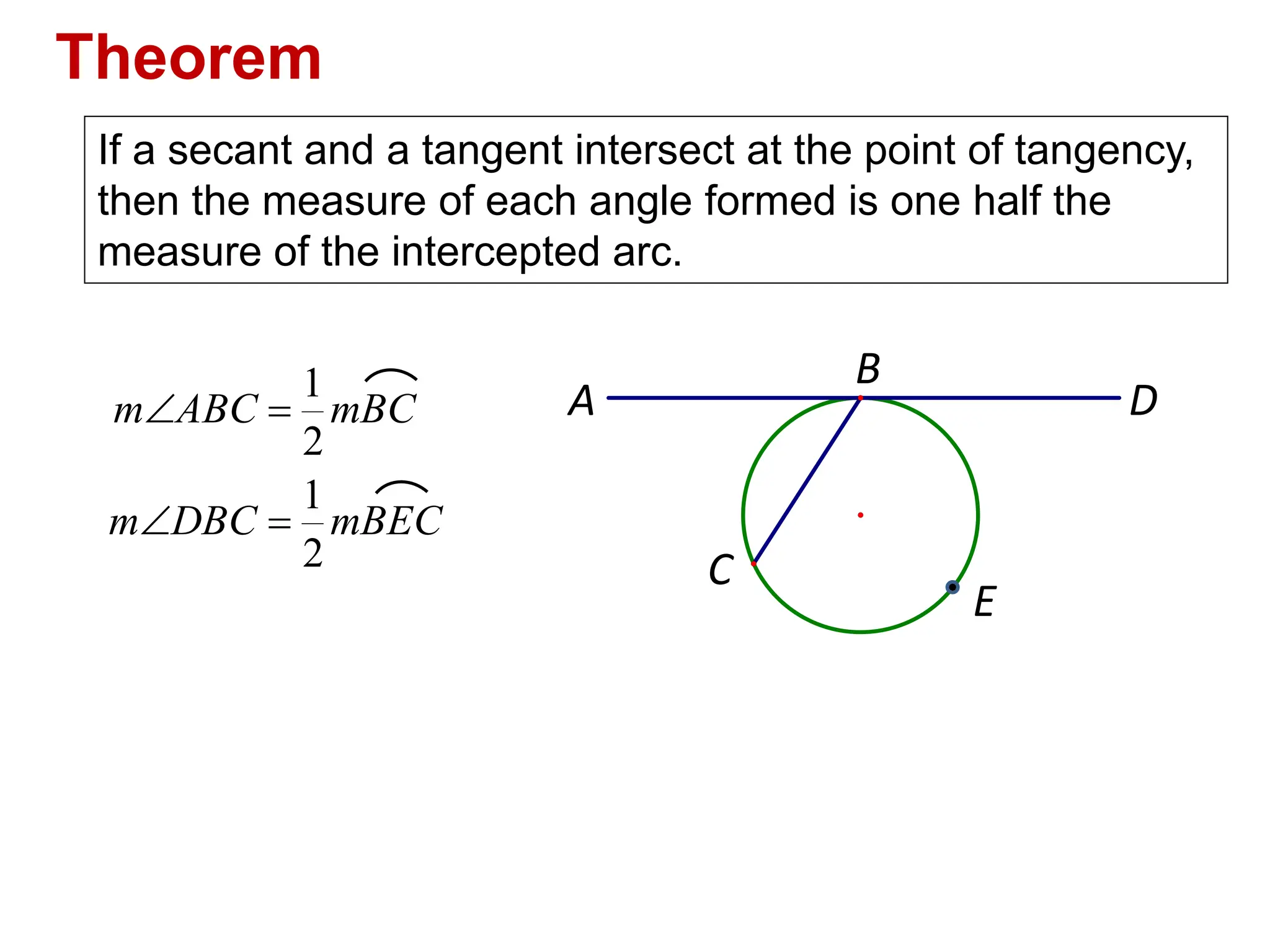 10-6 Secants, Tangents and Angle Measures.ppt