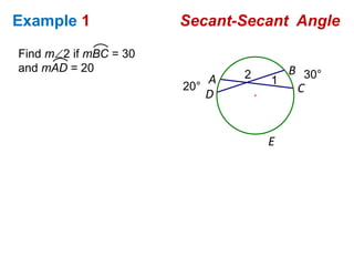 10-6 Secants, Tangents and Angle Measures.ppt
