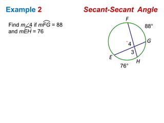 10-6 Secants, Tangents and Angle Measures.ppt