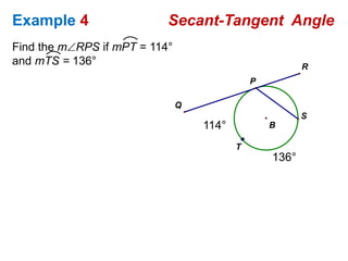 10-6 Secants, Tangents and Angle Measures.ppt