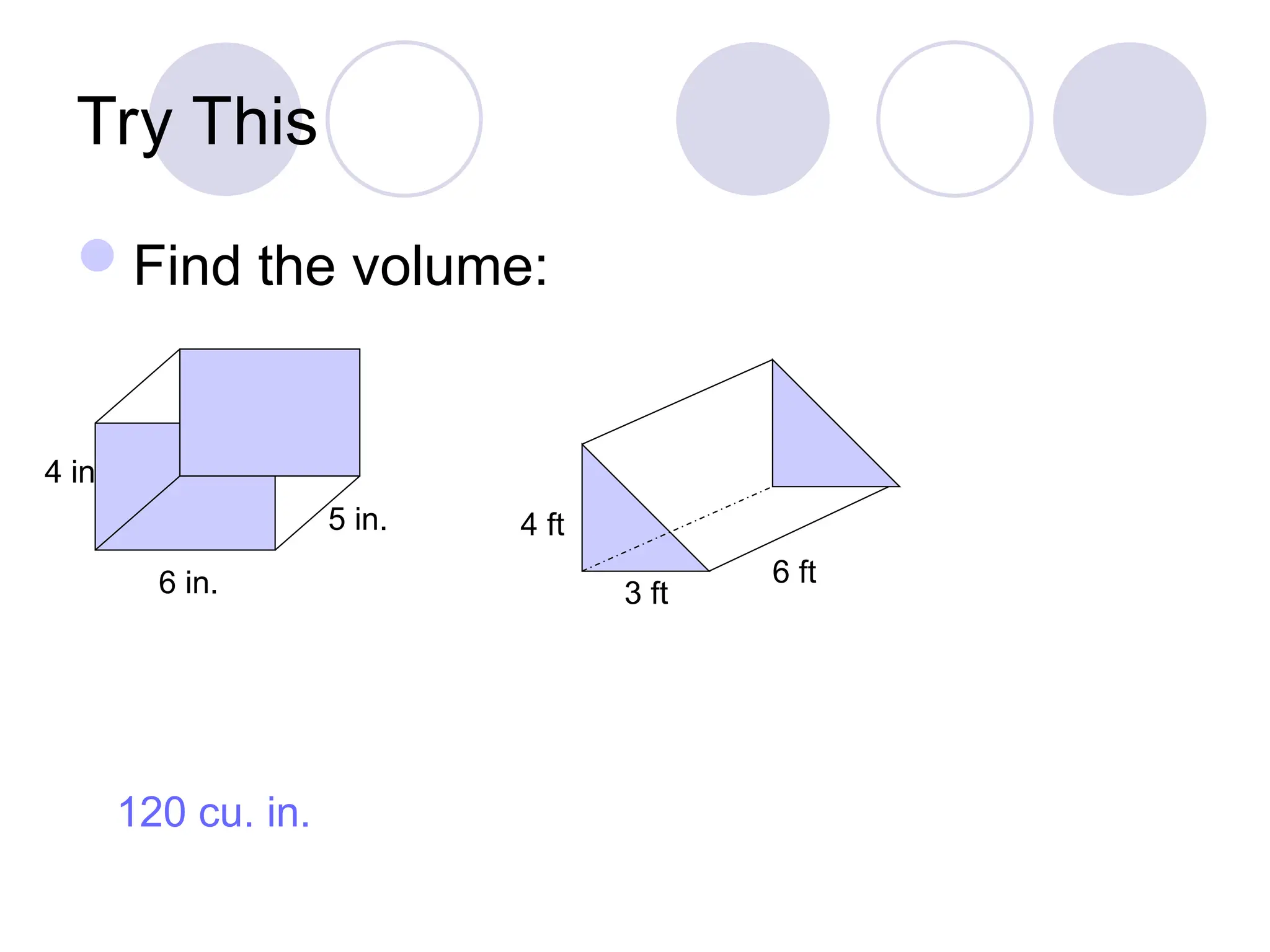 Volume: Prisms and Cylinders for Grade 7 | PPT