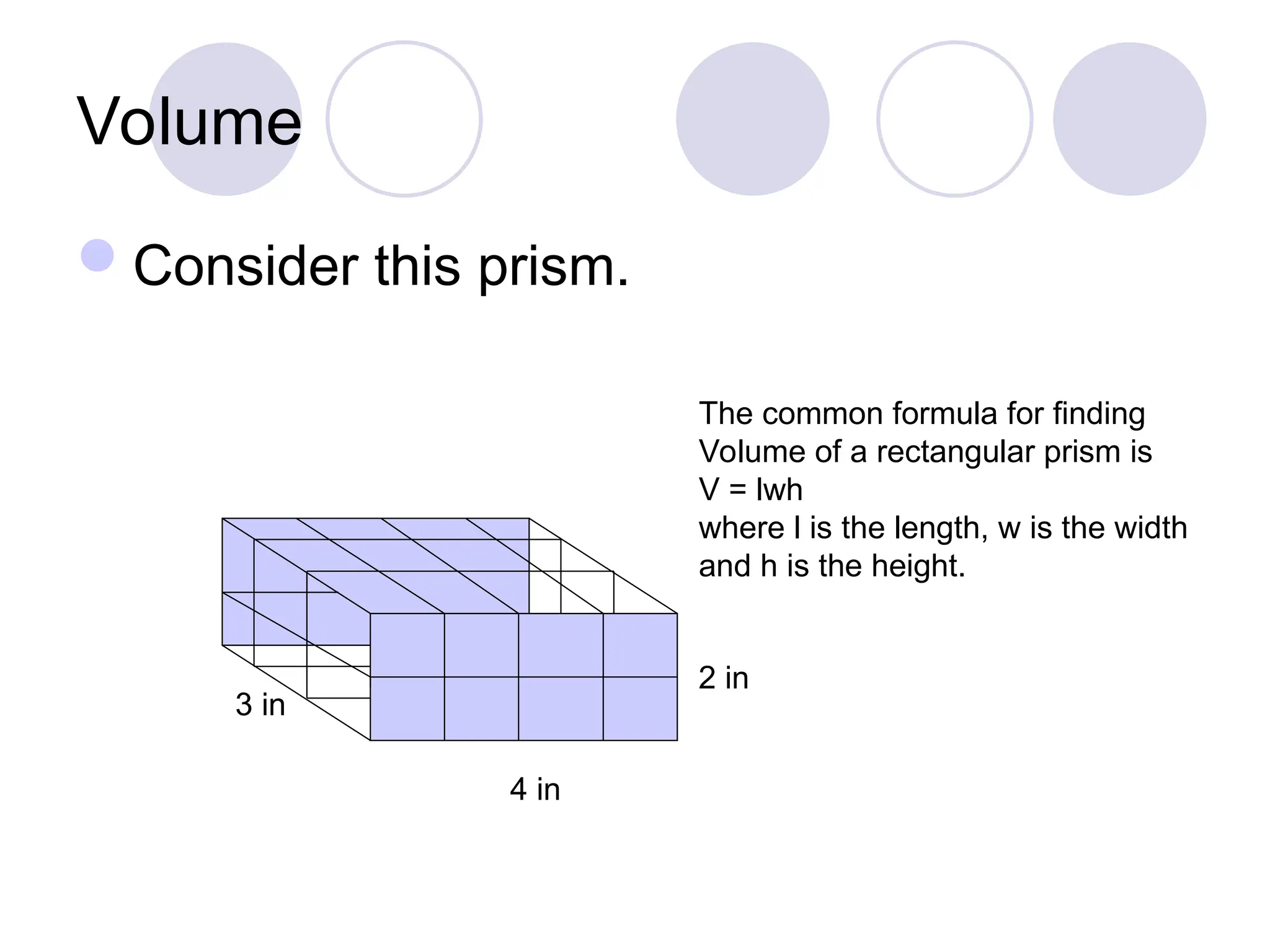 Volume: Prisms and Cylinders for Grade 7 | PPT