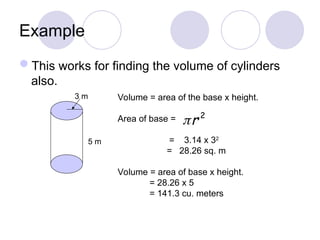 Volume: Prisms and Cylinders for Grade 7 | PPT