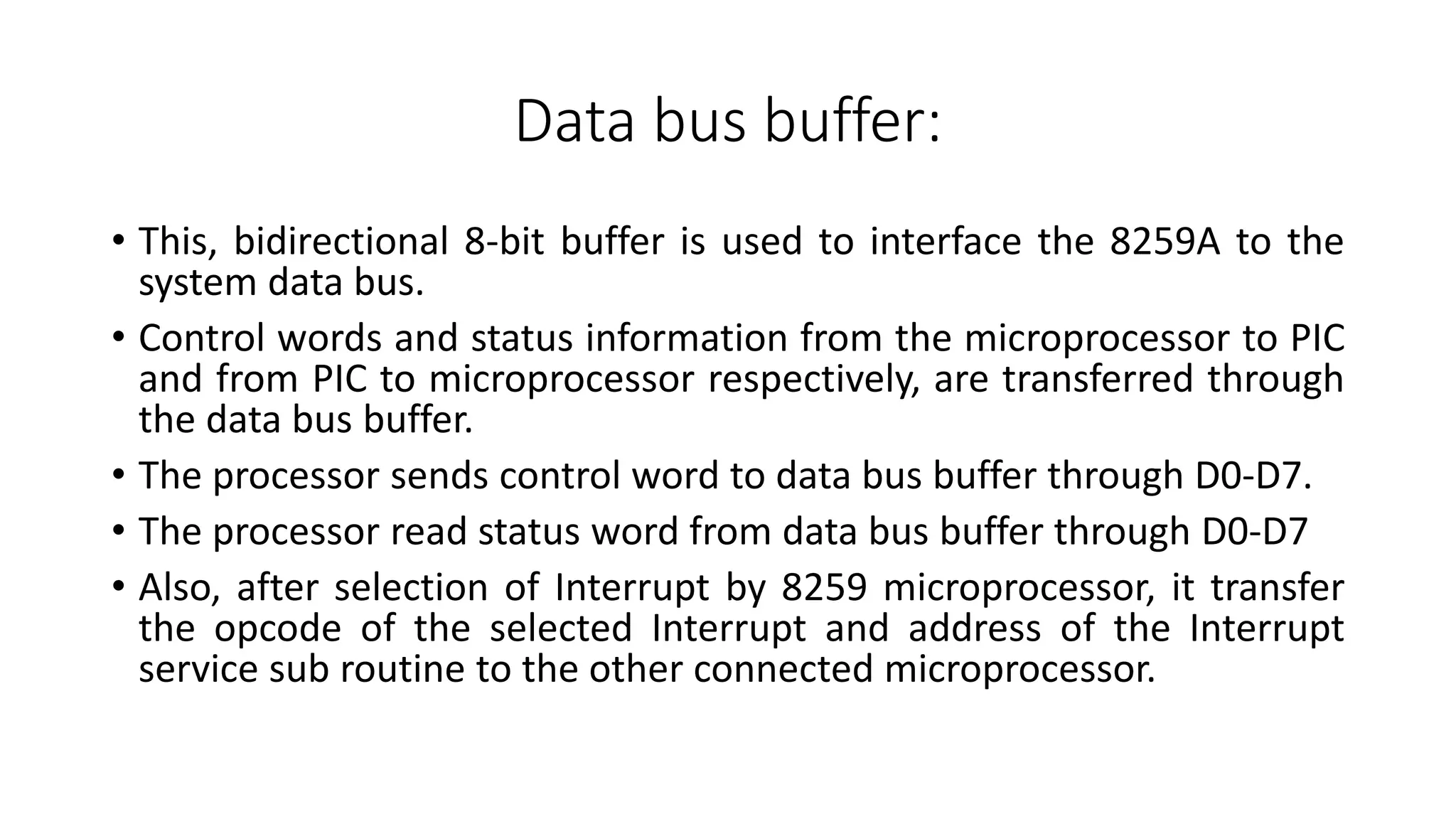 8259 Interrupt Controller | PPTX