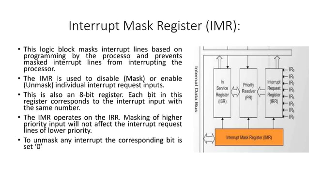 8259 Interrupt Controller | PPTX | Operating Systems | Computer Software and Applications