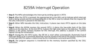 8259 Interrupt Controller | PPTX