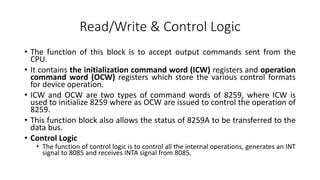 8259 Interrupt Controller | PPTX