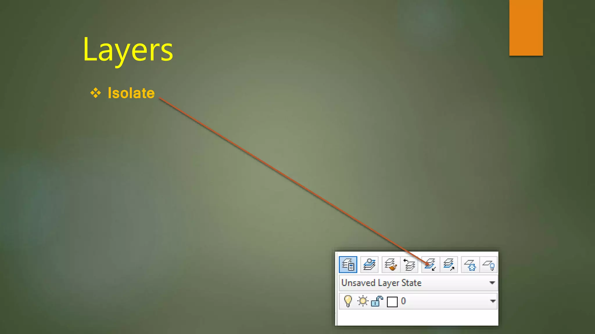 Intro to AutoCAD 2016 2D | 10 - a-panels (layers) | PPTX