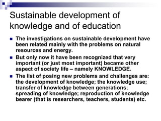 Sustainable Development Formal Definition and Modeling | PPT