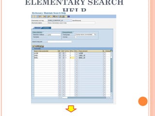 Abap search help | PPT | Programming Languages | Computing