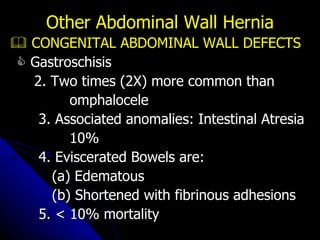 10 Abdominal Wall Defects Dr Fidel | PPT
