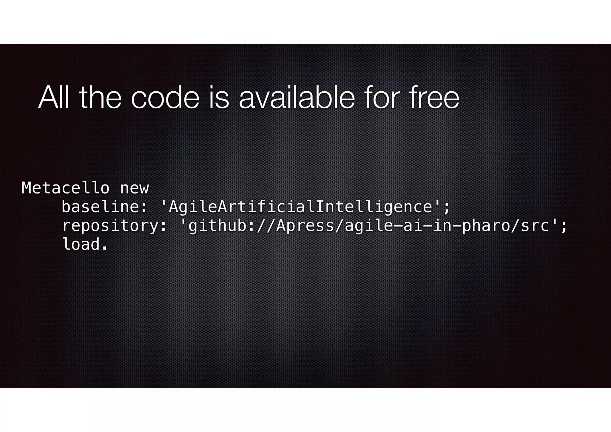 Agile Artificial Intelligence | PPT
