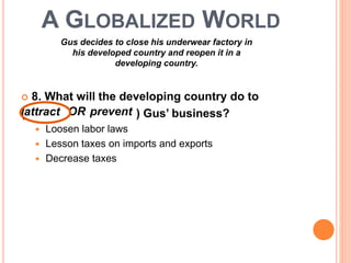 A Globalized World | PPT
