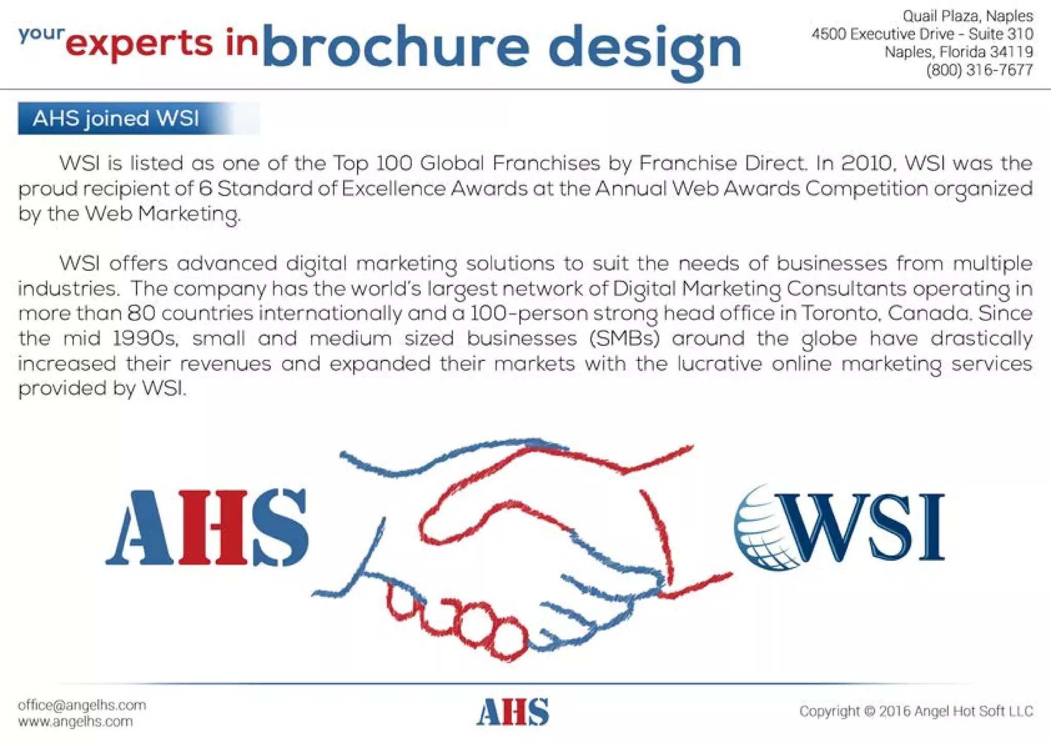 AHS brochure design and development process 2016 - 2017 | PDF