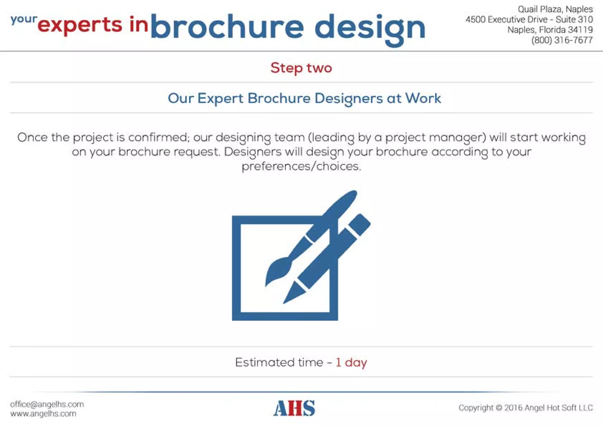 AHS brochure design and development process 2016 - 2017 | PPT