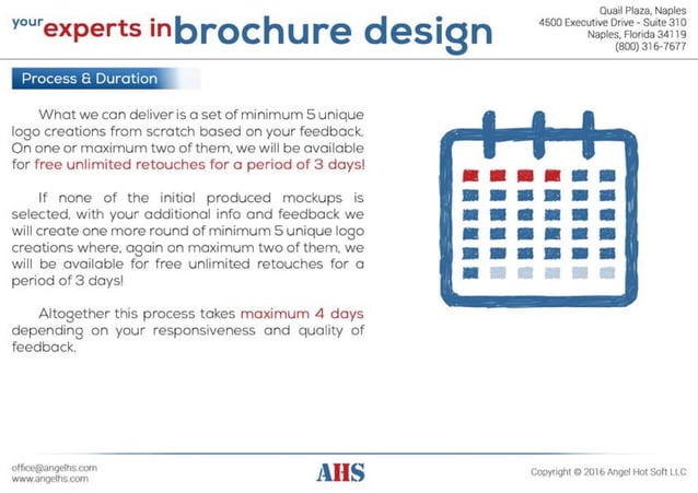 AHS brochure design and development process 2016 - 2017 | PPT