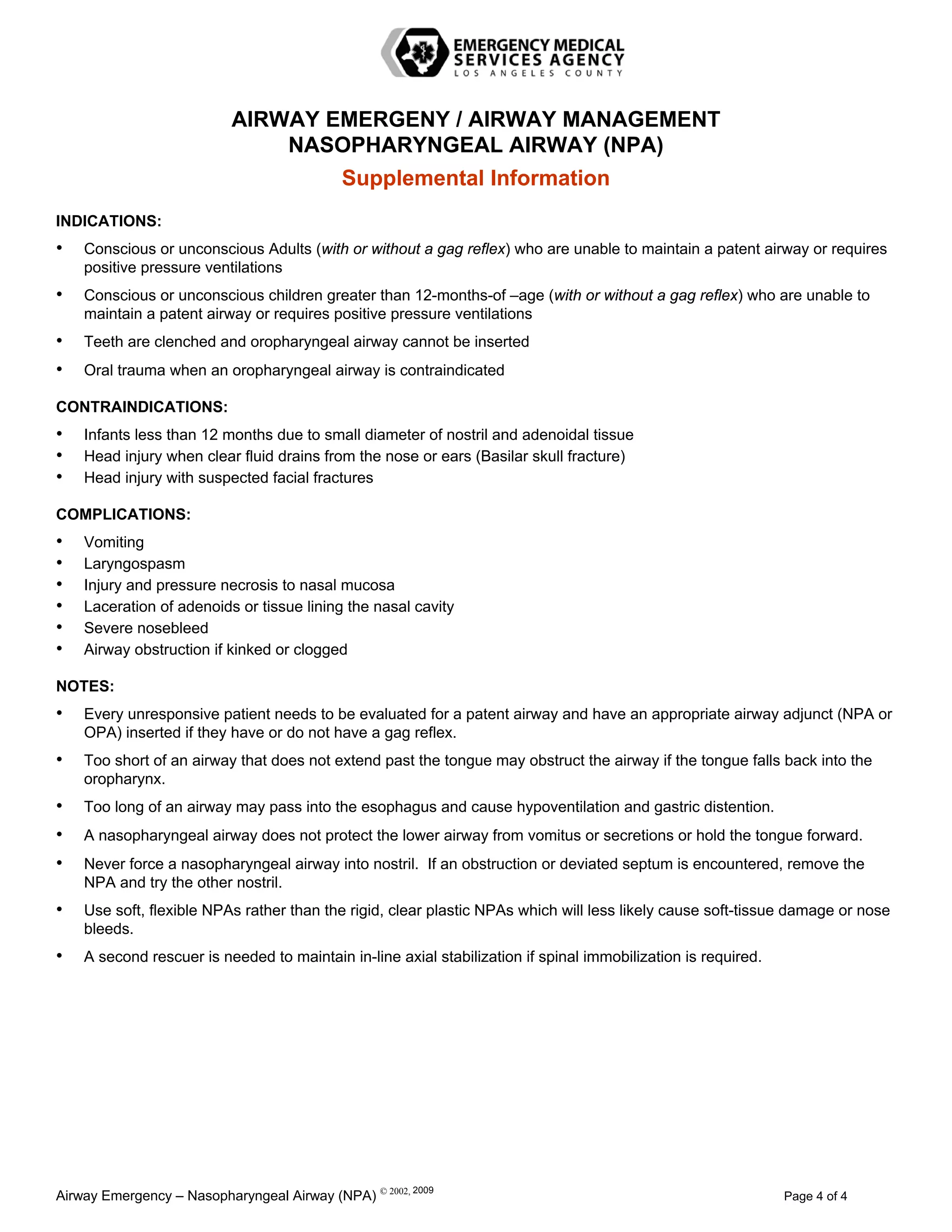 10 airway management-npa | PDF
