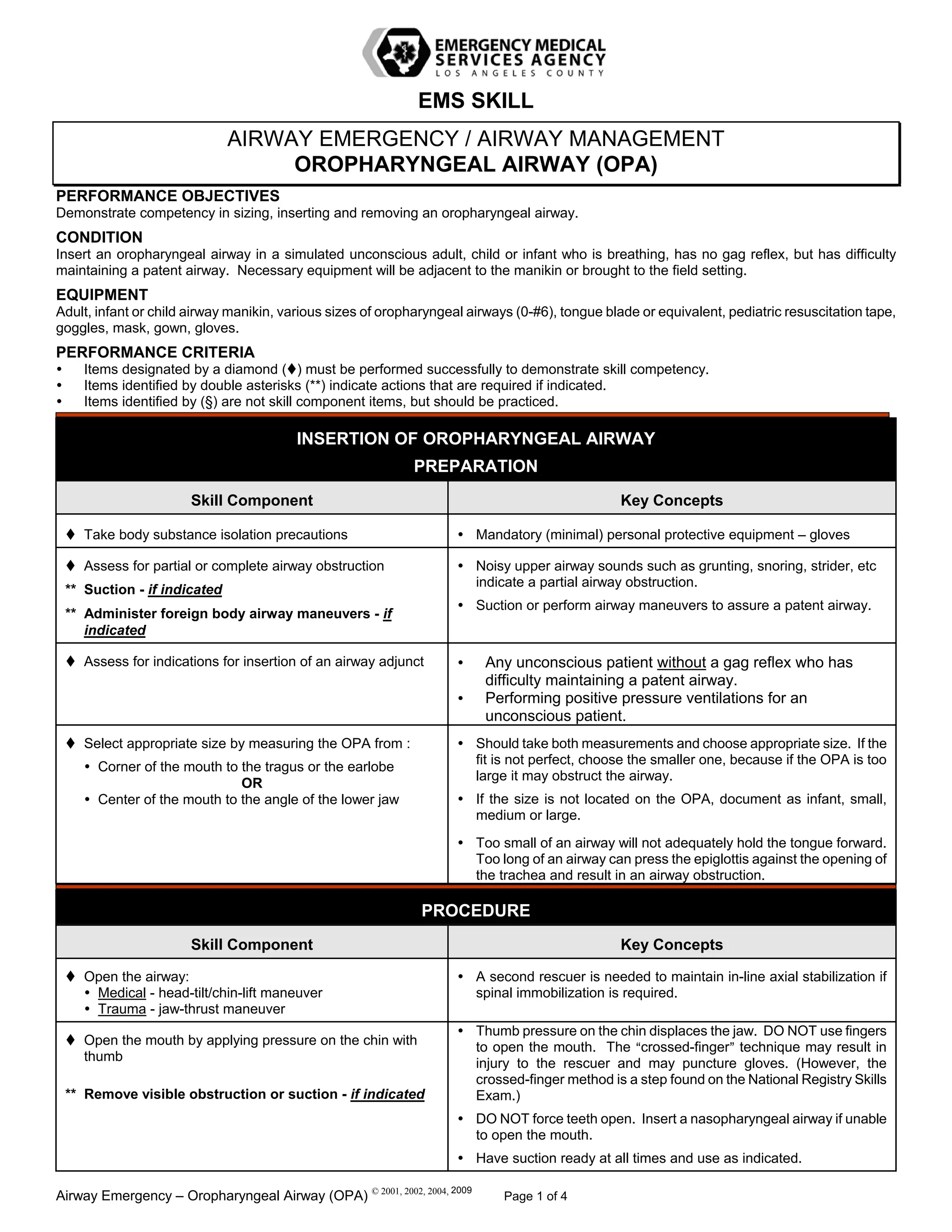 10 airway management-opa | PDF