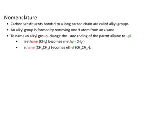 Alkanes types and iupac naming reactions .ppt