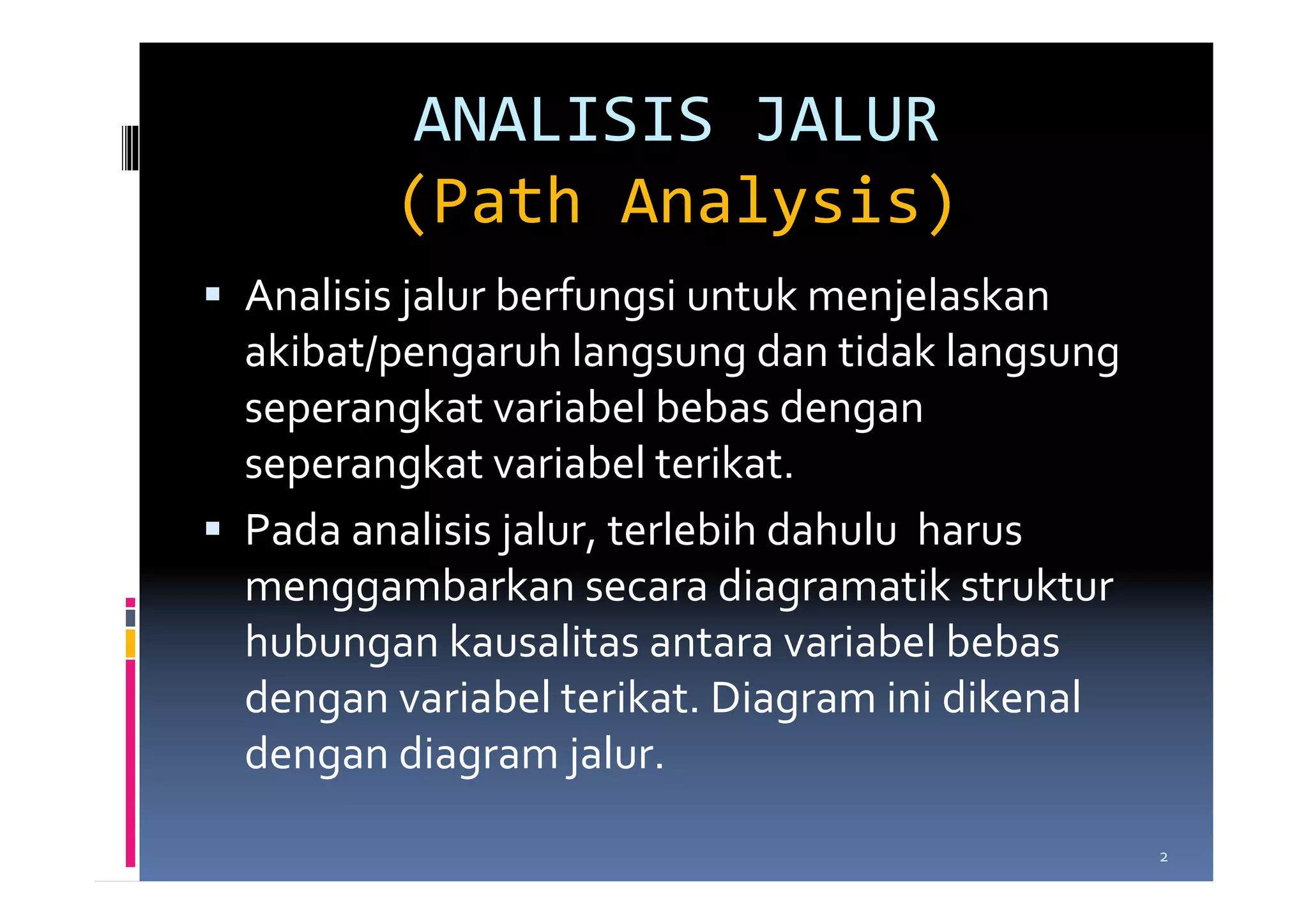 10. analisis jalur | PDF