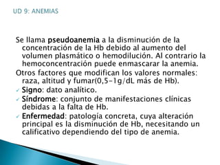 INFORMACIÓN ANEMIAS | PPTX