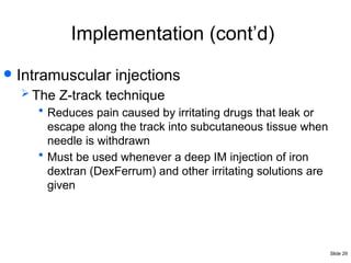 10-A (Parenteral medication, that used by nurse | PPT