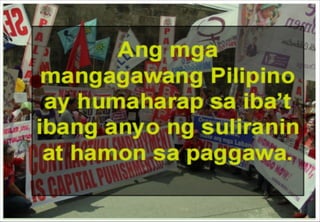 G10 AP mga isyu sa paggawa | PDF