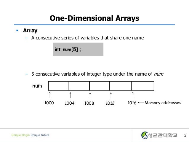 10. array & pointer