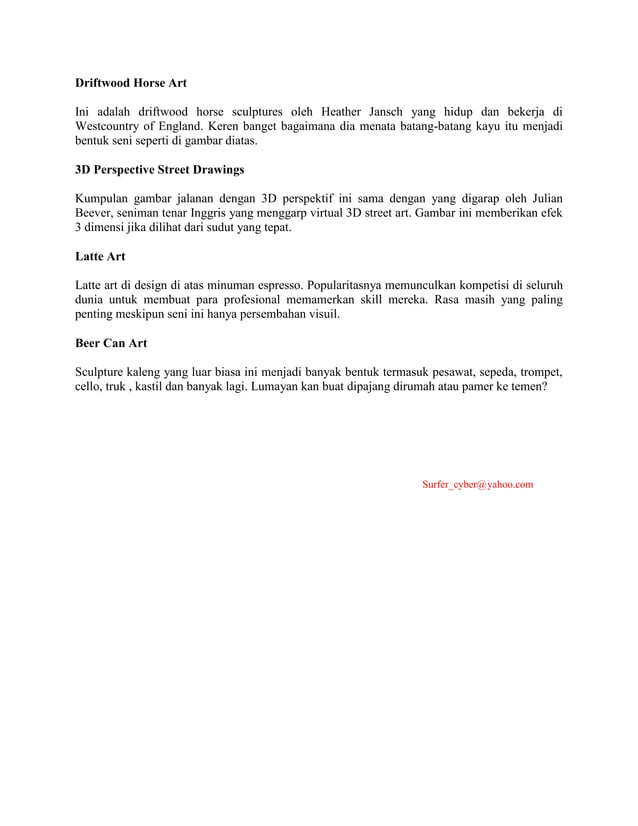 10 Artwork Paling Gokil | PDF