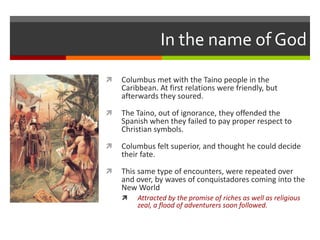 Colonization: Atrocities | PPTX