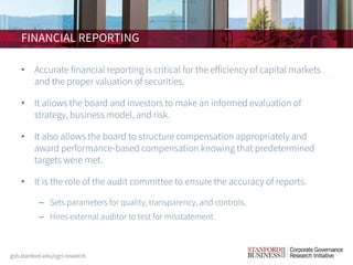 Financial Reporting and External Audit - Quick Guide | PDF