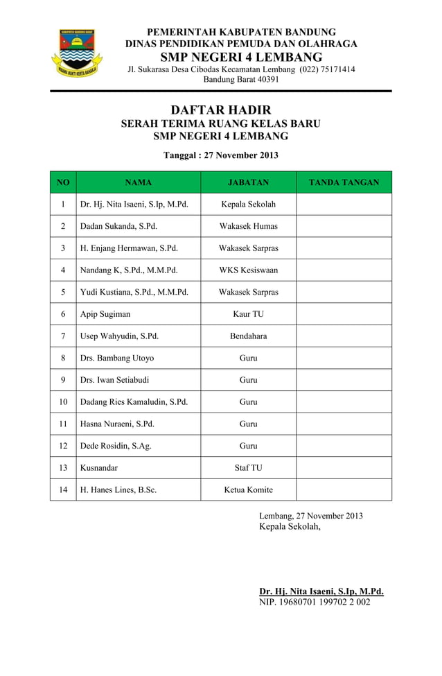 berita-acara-serah-terima RKB | PDF