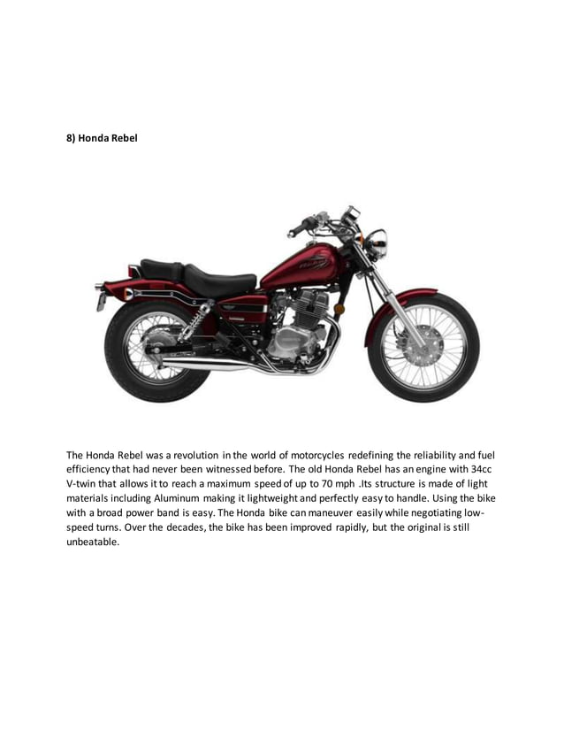 10 best motorbikes ever built | PDF