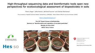 High-throughput sequencing data of microorganisms opens new perspectives for ecotoxicological ...