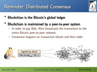 Bitcoin Mechanics | PDF
